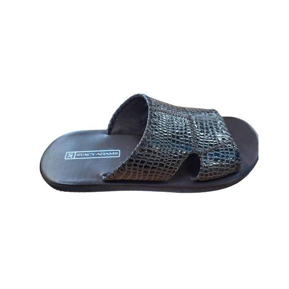 Stacy Adams | Shoes | New Stacy Adams Kojo Sandal Medium Width In Black ...